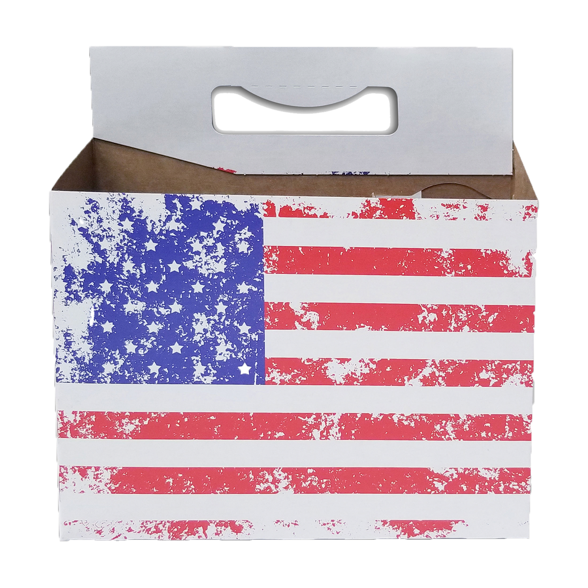 Cardboard Carrier | American Flag Cardboard 12oz Bottle Carrier – Jay's ...