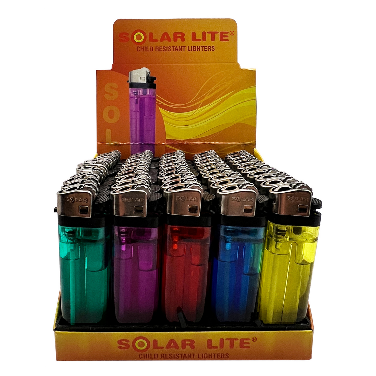 Solar Lite® Clear Lighters | 50ct | – Jay's Import & Export